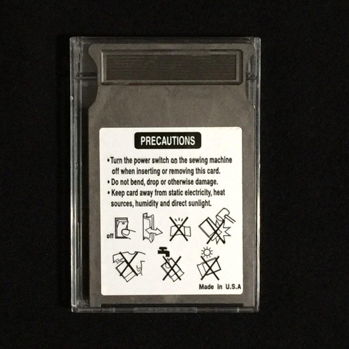 Re-writable Magic Card Embroidery Card #4 for Magic Box Fits Janome ...