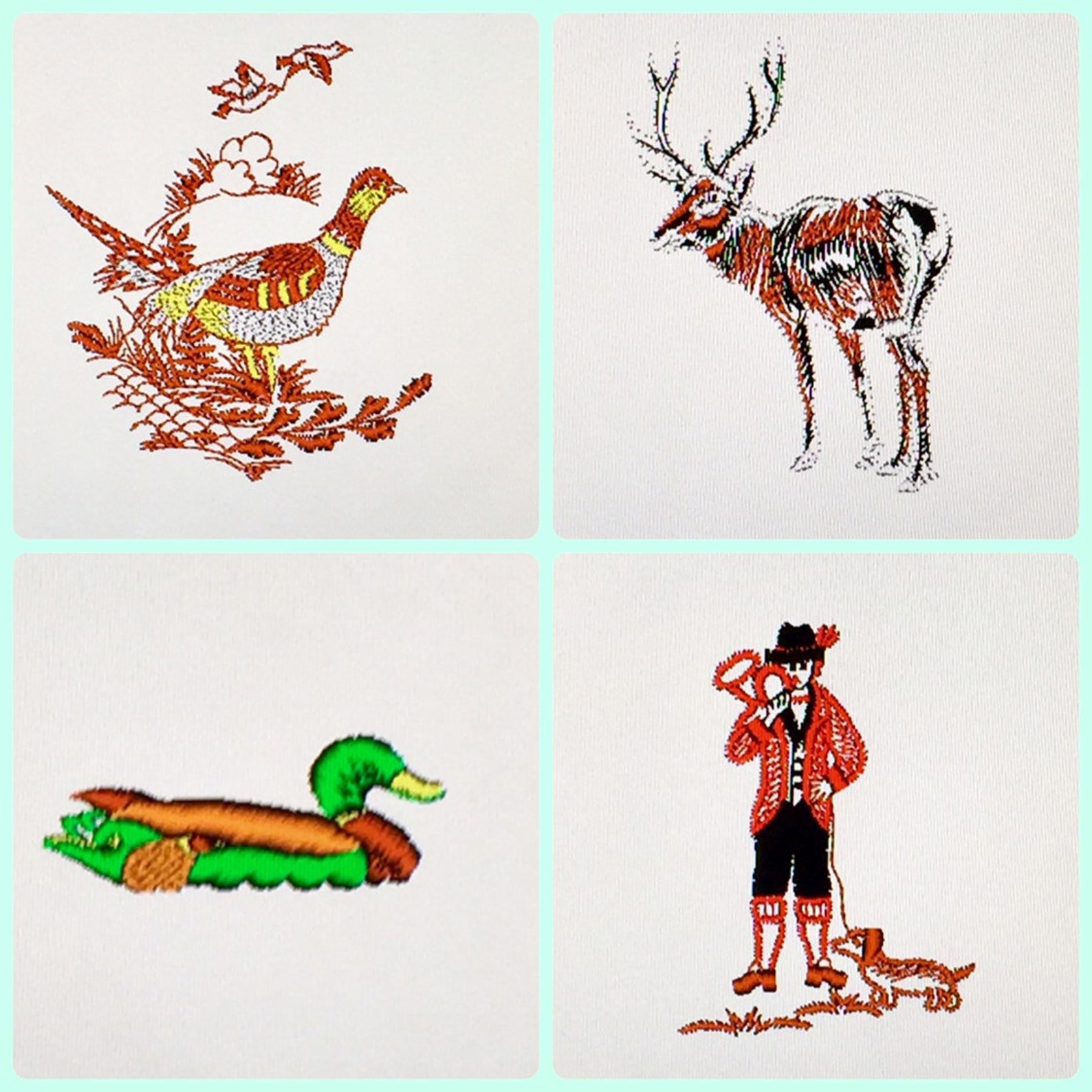 Wildlife and Hunting Embroidery Designs Floppy Disk for - Etsy