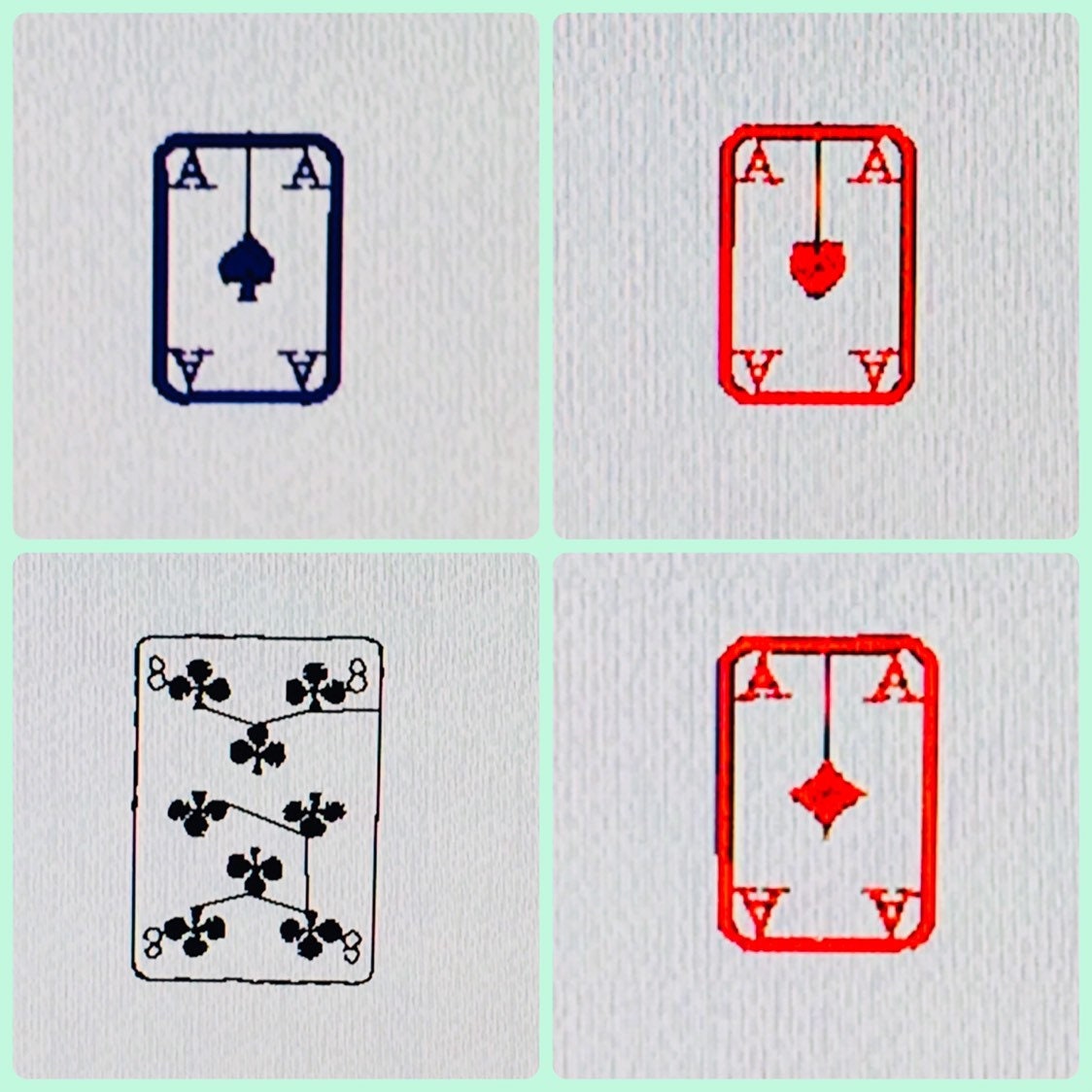 Playing Cards Embroidery Designs Floppy Disk for Husqvarna - Etsy