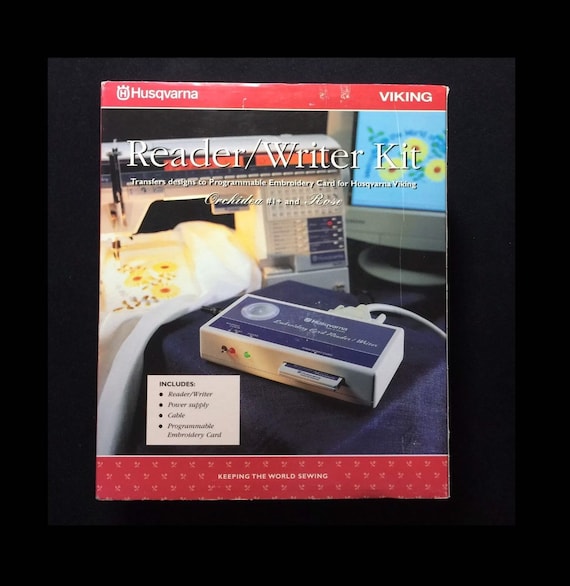 Husqvarna Viking Embroidery 256kb Card Reader/writer Kit for - Etsy