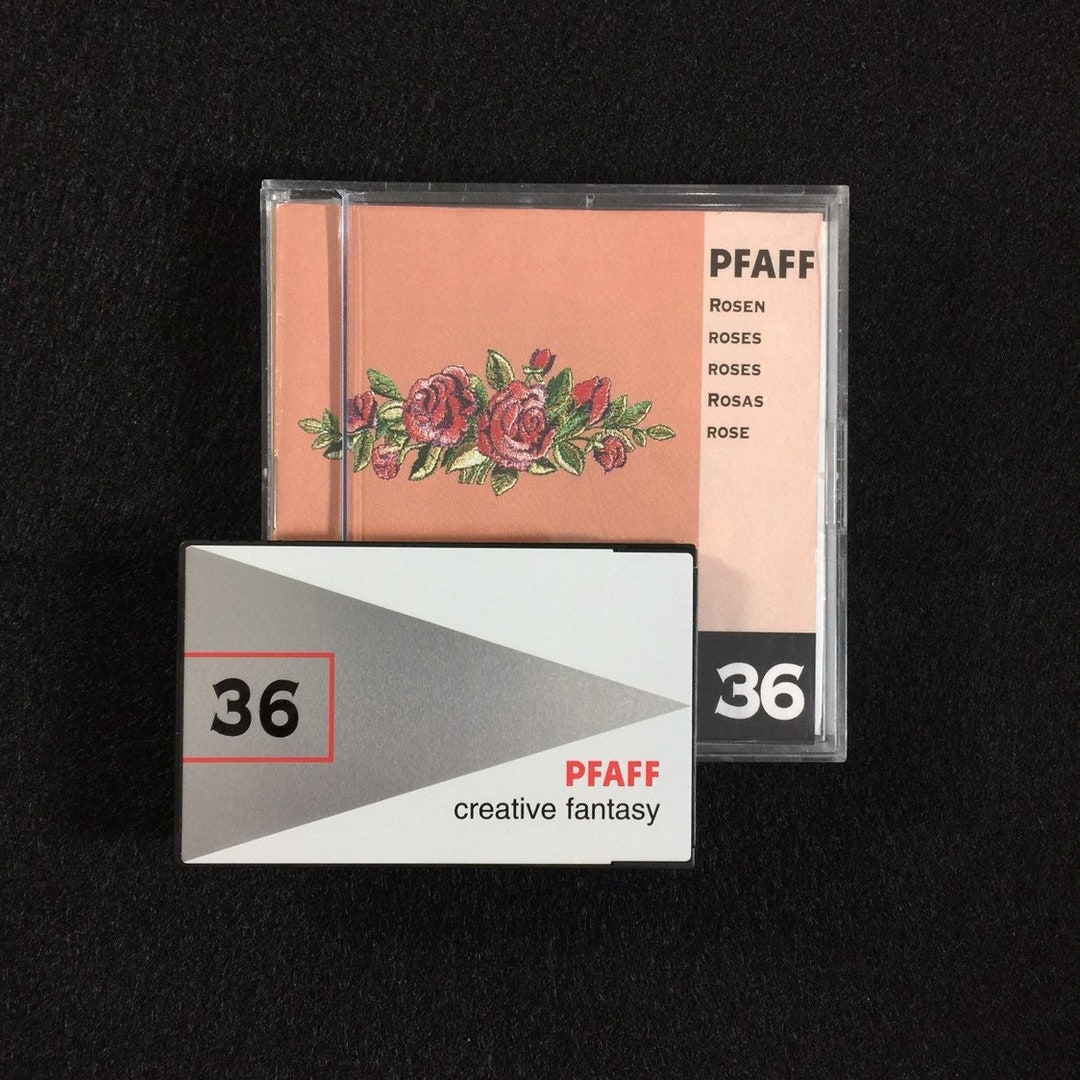 Roses Flowers Embroidery Designs Card #36 for Pfaff Creative 7570 7560 ...