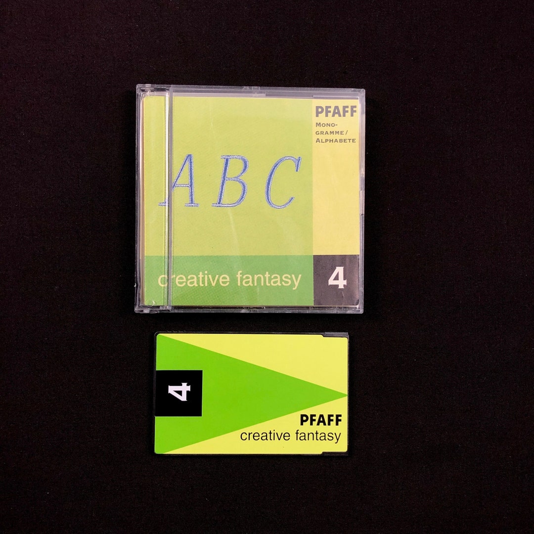 Monograms Alphabet Embroidery Designs Card #4 for Pfaff Creative 7570 ...