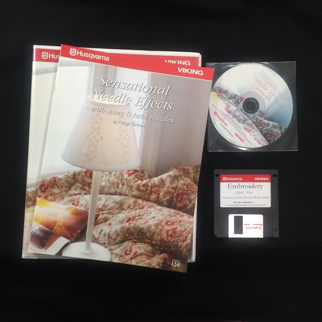 Sensational Needle Effects Embroidery Designs Disk 156 for Husqvarna ...