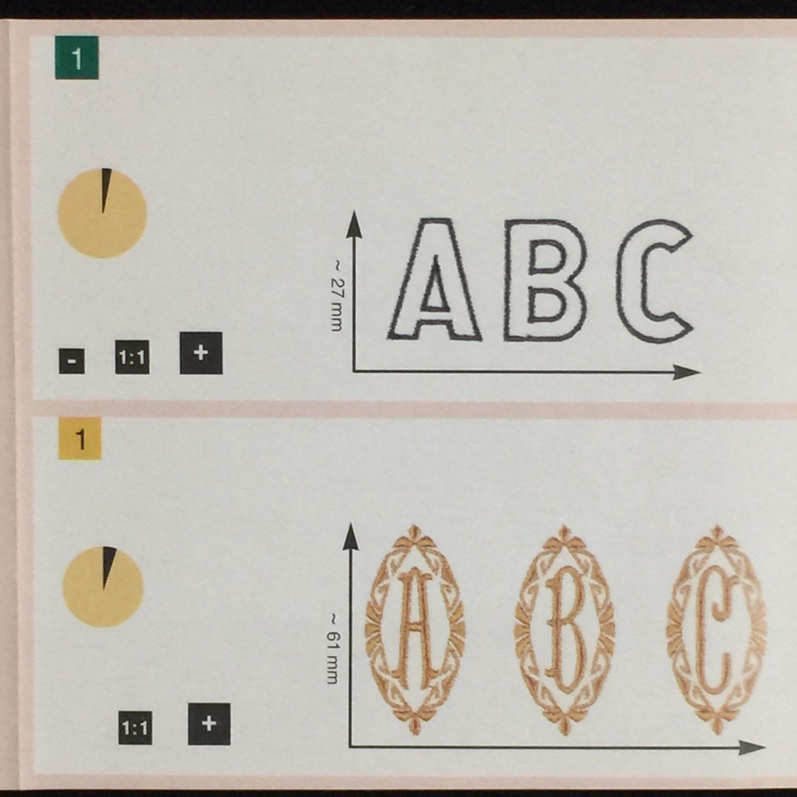 Monograms and Alphabets Embroidery Designs Card #10 for Pfaff Creative ...