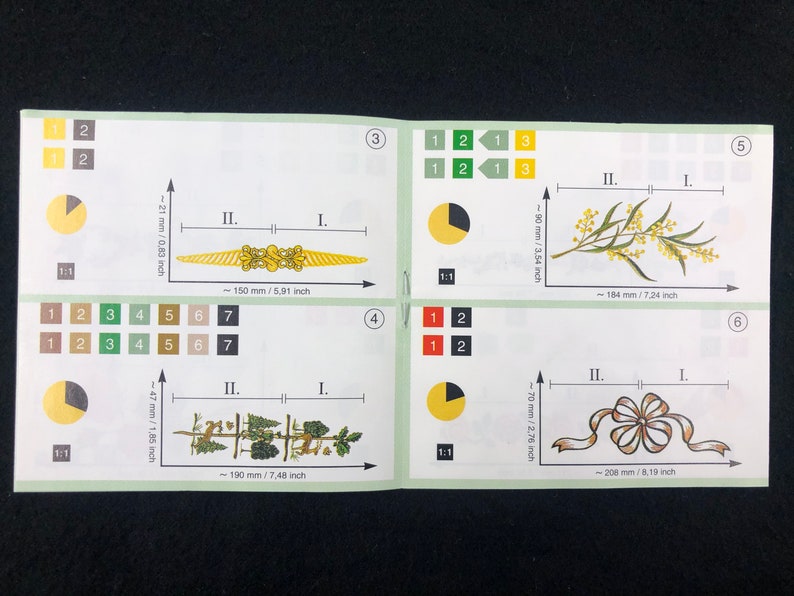 Pattern Conbinations Embroidery Designs Card 53 for Pfaff Creative 7570 ...