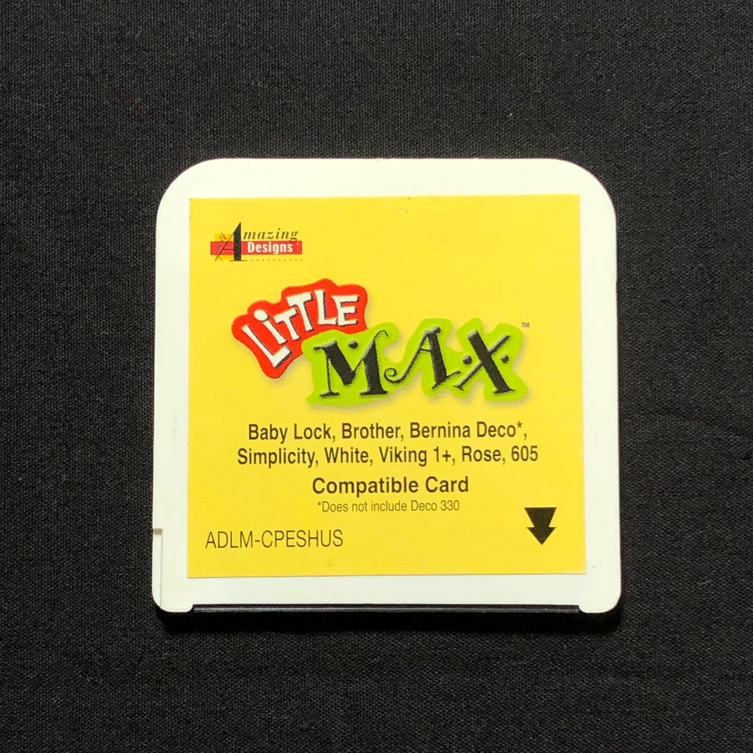 Rewritable Little Max Embroidery Designs Card Fitsbernina Deco 600 ...