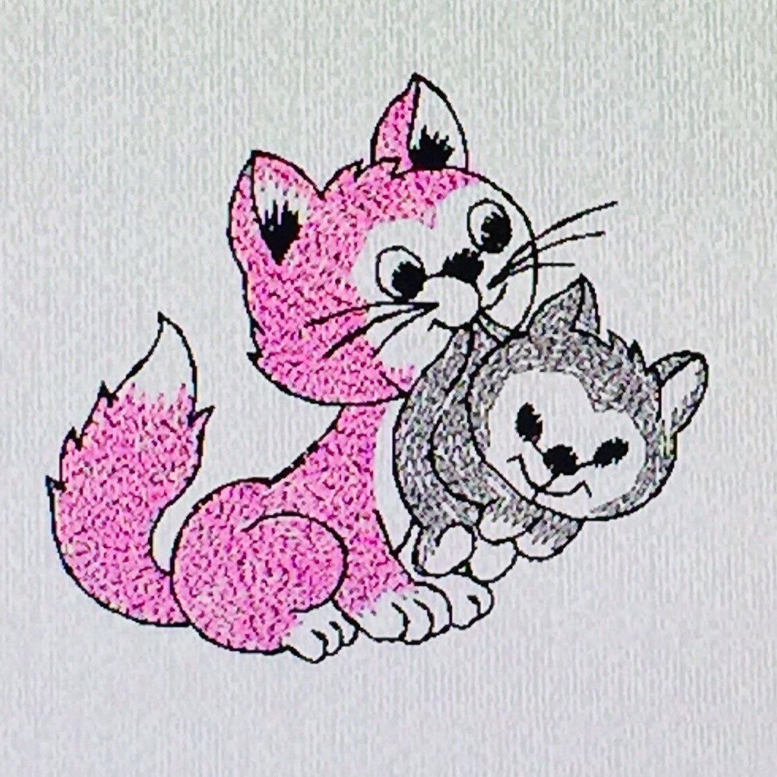 Cute Cats Kittens Embroidery Designs Floppy Disk for Husqvarna Viking ...