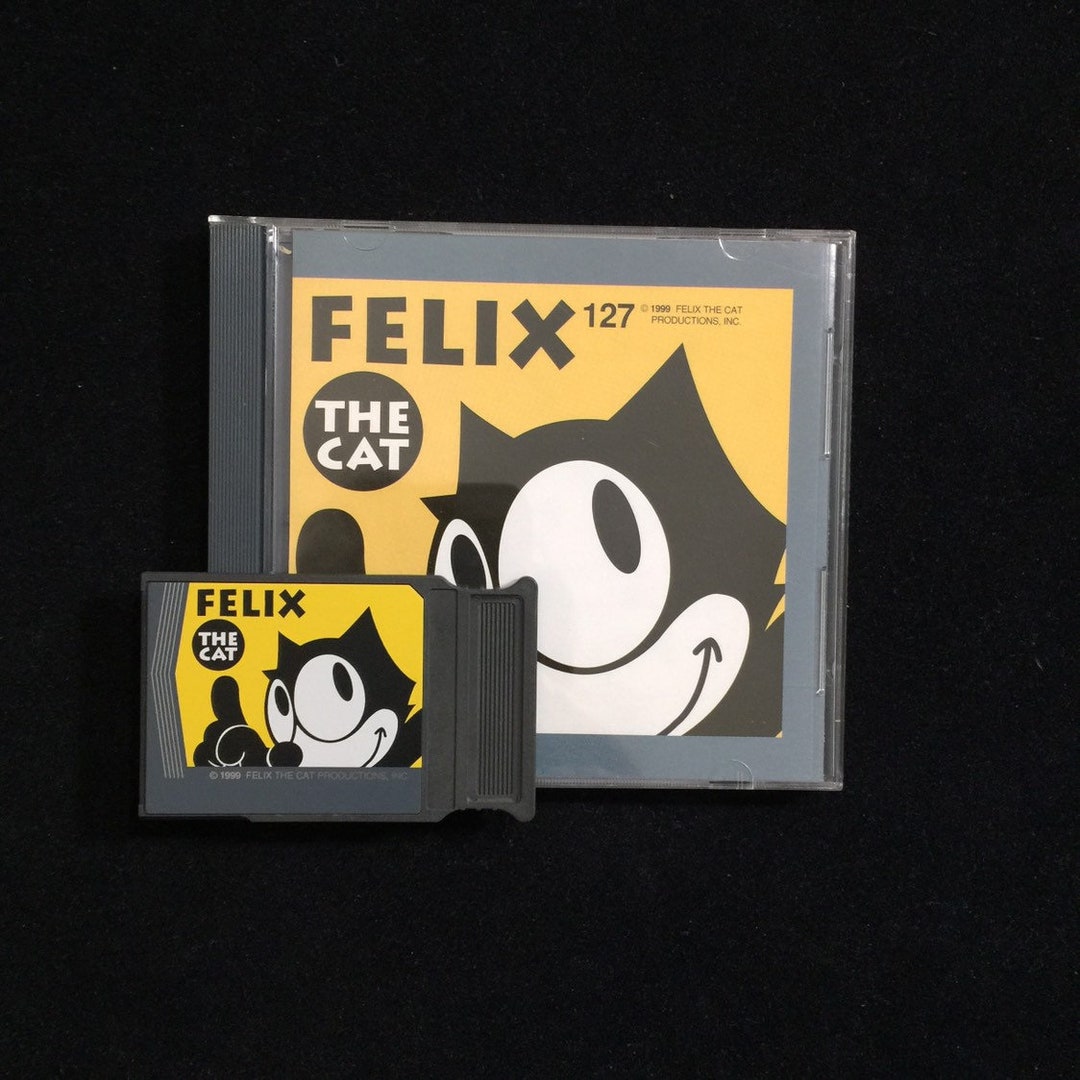 Felix the Cat Embroidery Designs Card #127 for Janome Elna Kenmore ...