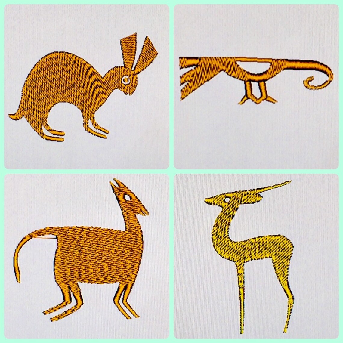 Cave Drawings Embroidery Designs Disk for Husqvarna Viking - Etsy