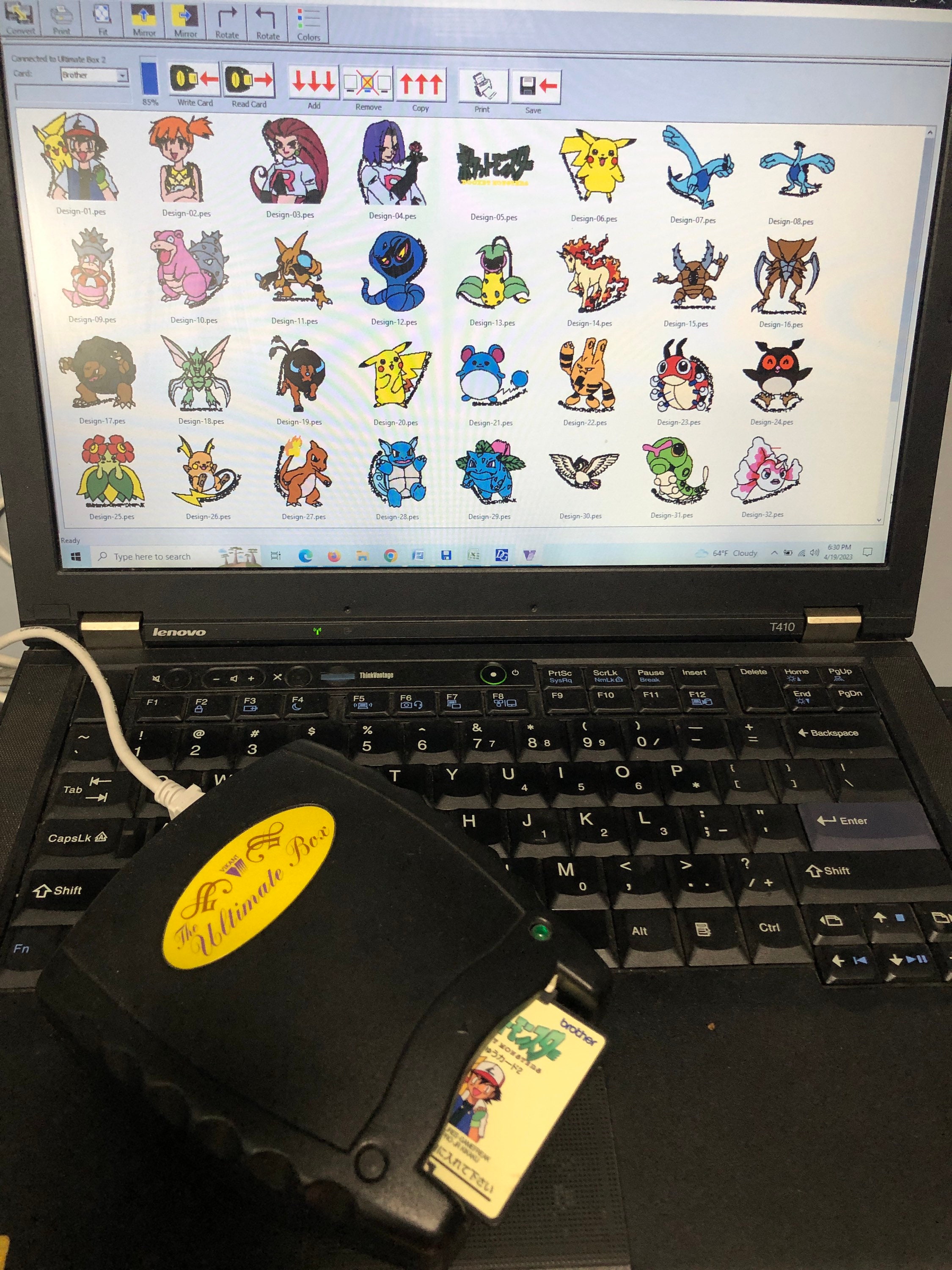 Nintendo Pokemon Embroidery Designs Card for Brother Japanese - Etsy