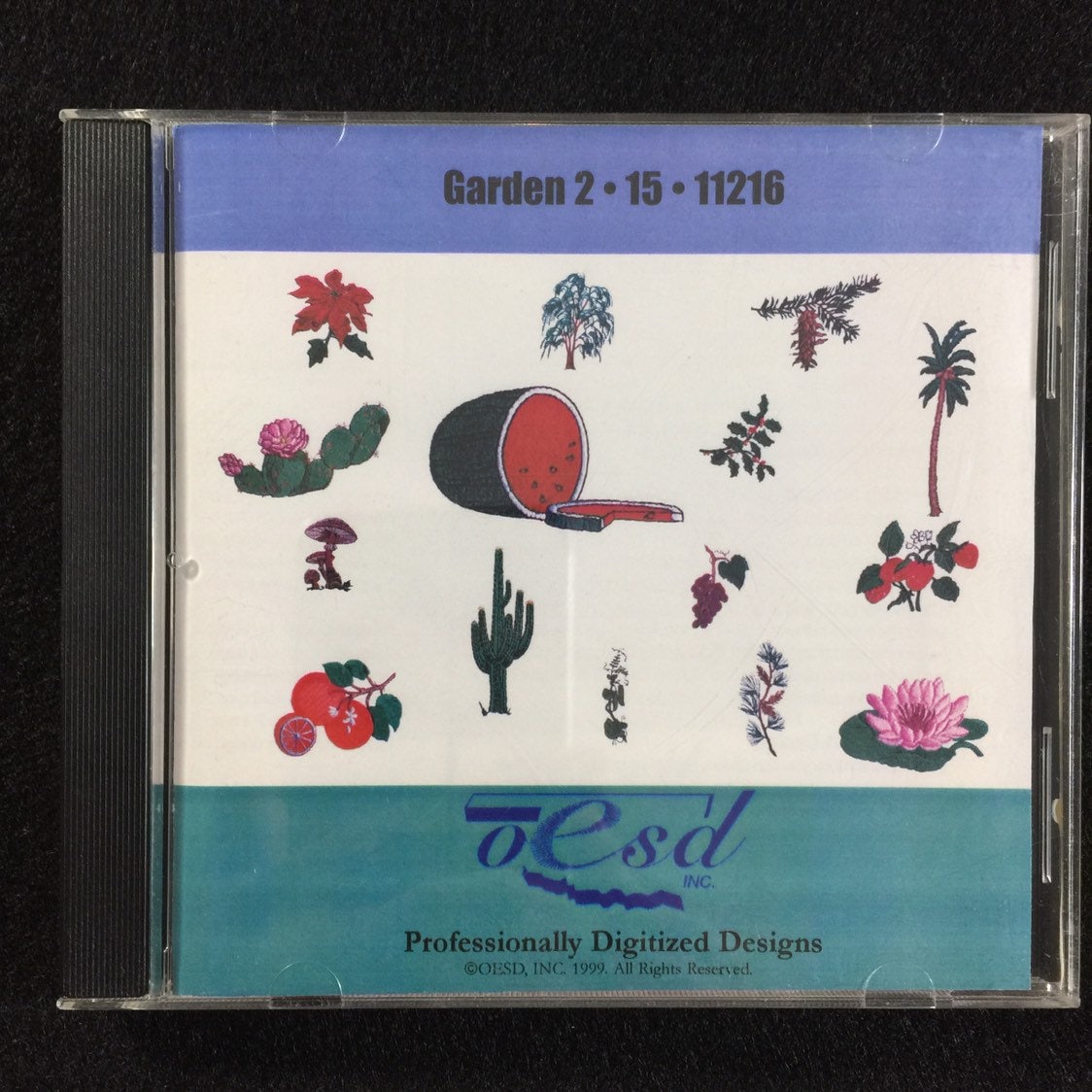 Sewing & Fiber OESD Garden Party Embroidery Design Disc Sewing ...