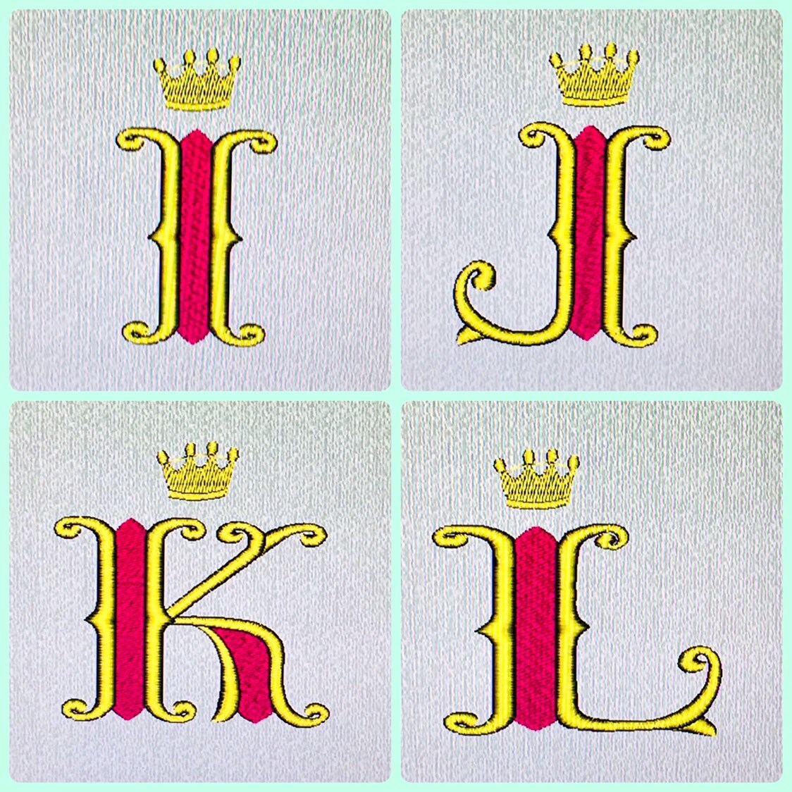 Princess Monograms Embroidery Designs Disk for Husqvarna Viking ...