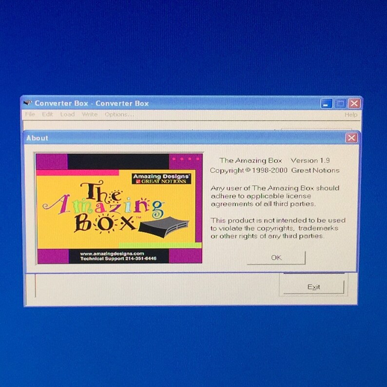 Software Installation CD for Amazing Box Embroidery Card Converter ...