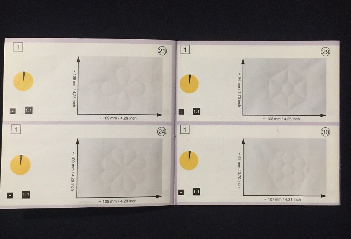 Pfaff Creative Quilt Embroidery Designs Card 50 for Pfaff 7570 2140 ...