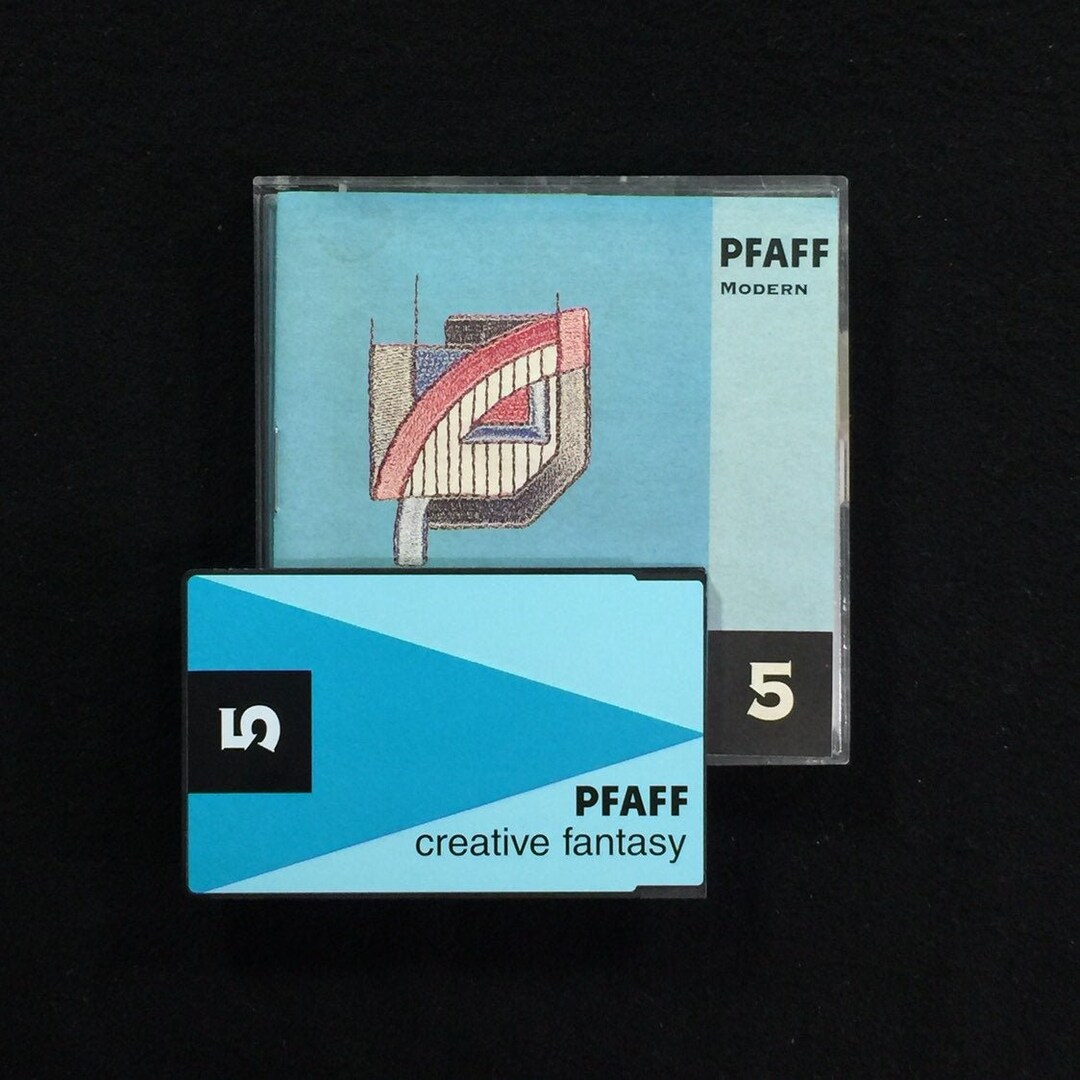 Modern Embroidery Designs Card #5 for Pfaff Creative 7570 7560 2160 ...