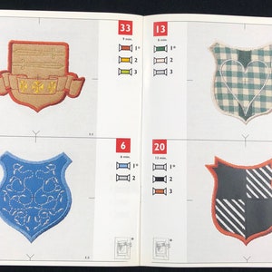 Applique and Crests Embroidery Designs Disk #6 Fits Husqvarna Viking ...