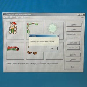 Magic Box Rewritable Embroidery Designs Card #1 for Deco 600 Brother ...