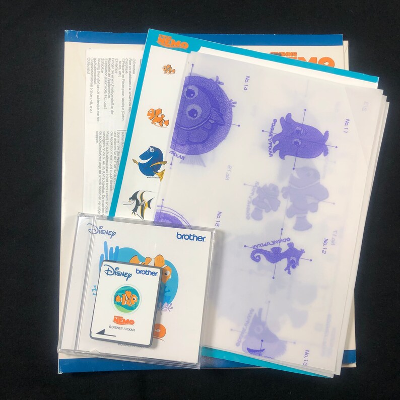 Disney Finding Nemo Embroidery Designs Card for Brother Disney - Etsy