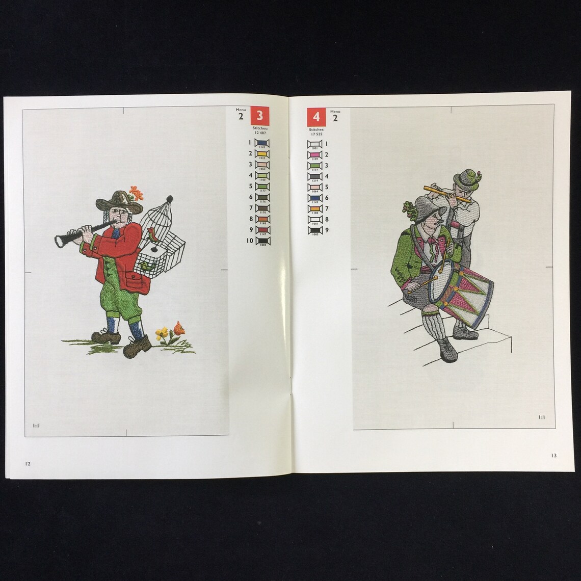 Tyrolean Embroidery Designs Disk 106 for Husqvarna Viking | Etsy