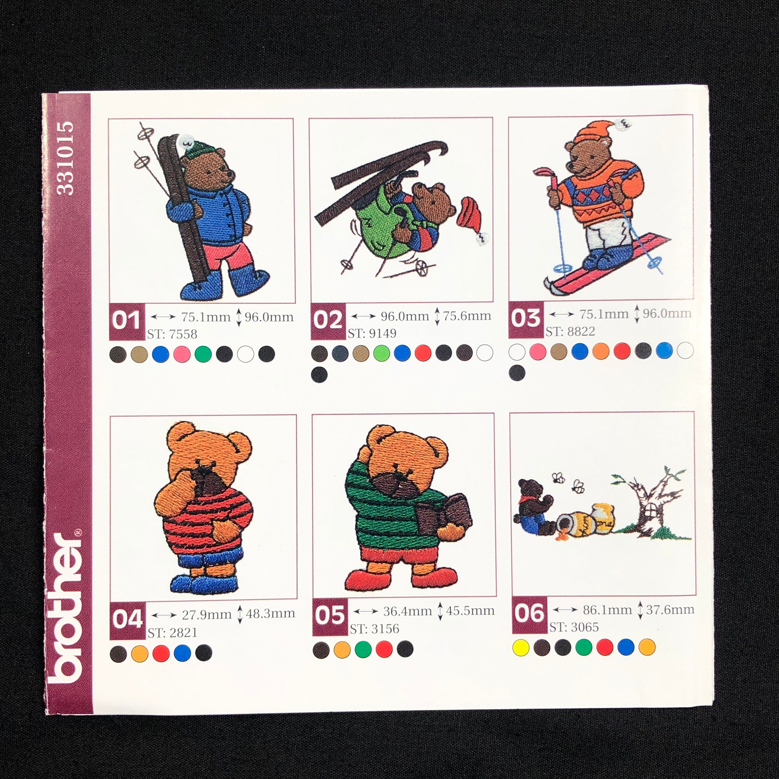 Children 1 Embroidery Designs Card for Brother Bernina Deco White Baby ...