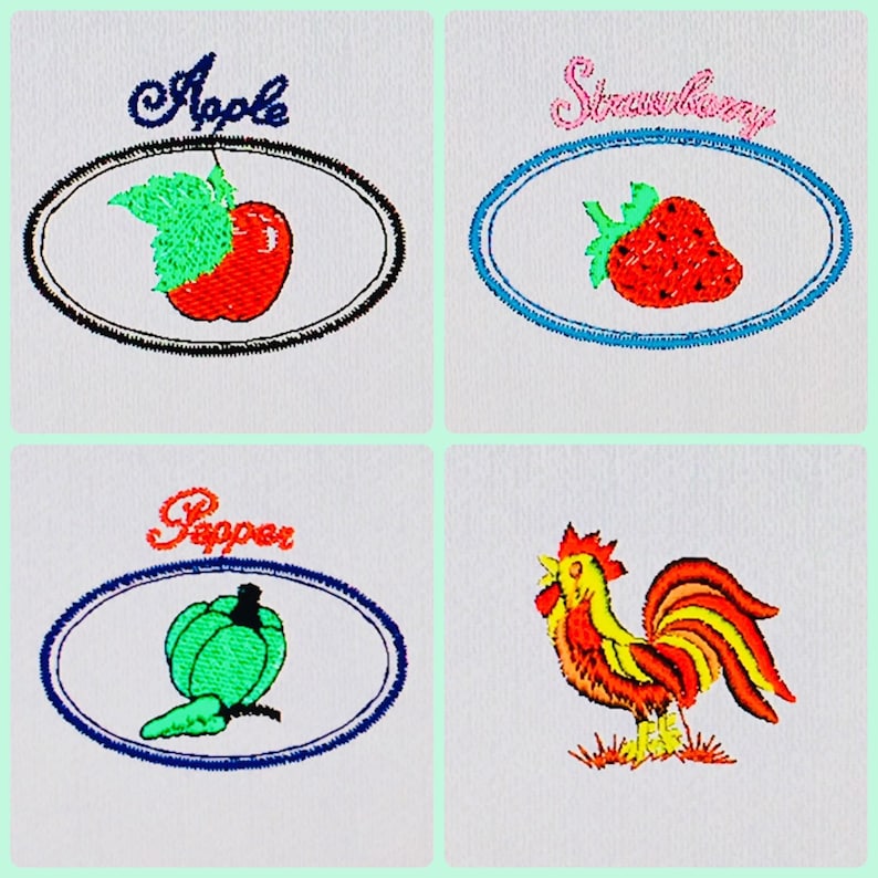 Kitchen Embroidery Designs Floppy Disk for Husqvarna Viking Designer 1 ...