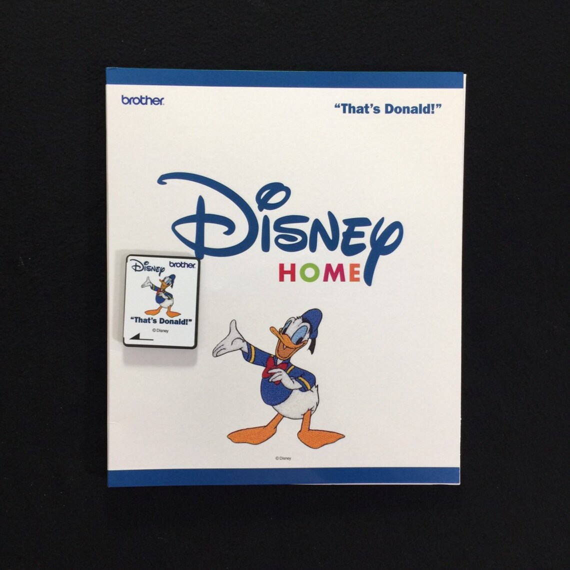 Disney That's Donald Embroidery Designs Card for Brother Disney ...