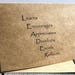 Leader Acronym Greeting Card With Envelope and Rose Sticker, Size 4x5.5 ...