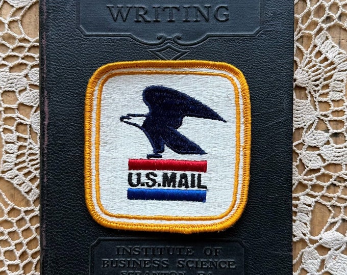 Vintage U.S. Mail Patch With Bald Eagle, USPS Collectible, Post Office ...