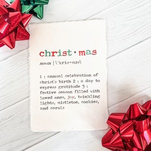 Christmas Definition Print in Typewriter Font on 5x7, 8x10, 11x14 ...