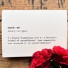 Jolly Definition Print in Typewriter Font on 5x7, 8x10, 11x14 Handmade ...
