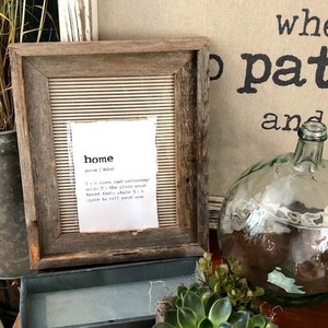 Home Definition Print in Typewriter Font on 5x7, 8x10, 11x14 Handmade ...