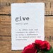 Give Definition Print in Typewriter Font on 5x7, 8x10, 11x14 Handmade ...