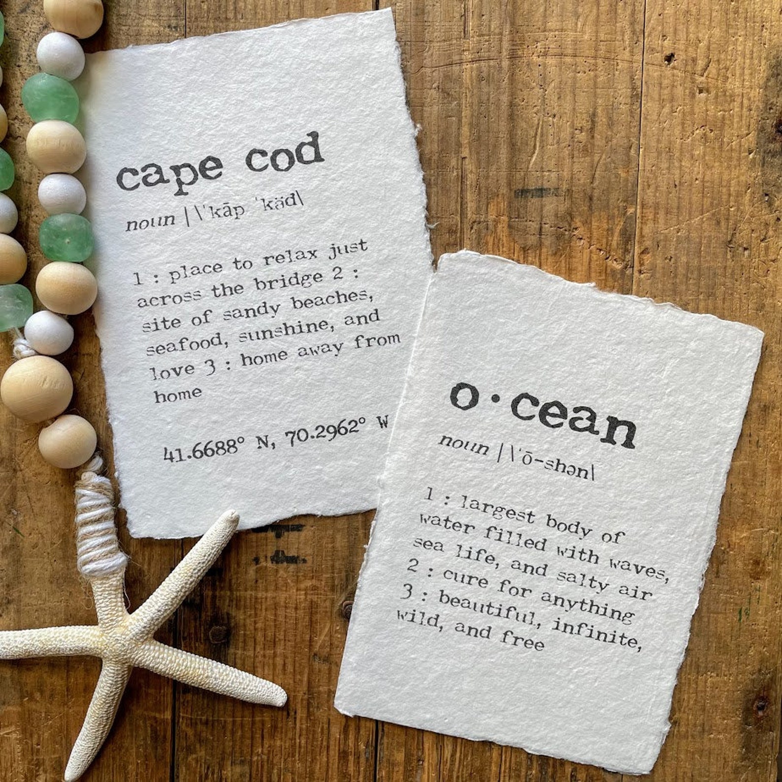 Cape Cod Massachusetts Definition Print in Typewriter Font on 5x7, 8x10 ...