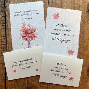 Autumn Shows Us How Beautiful It is to Let Things Go Quote on Handmade ...