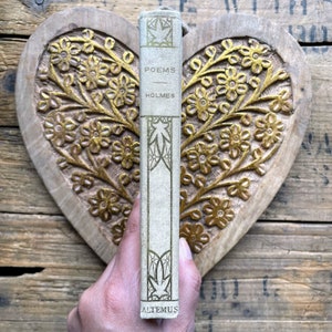 Antique Poems Book by Oliver Wendell Holmes, Henry Altemus Carnation ...