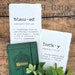Lucky Definition Print in Typewriter Font on 5x7, 8x10, 11x14 Handmade ...