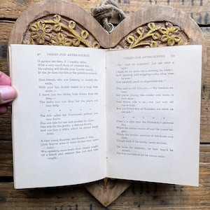 Antique Poems Book by Oliver Wendell Holmes, Henry Altemus Carnation ...