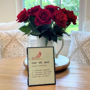 Cardinal Definition Print in Typewriter Font on 5x7, 8x10, 11x14 ...