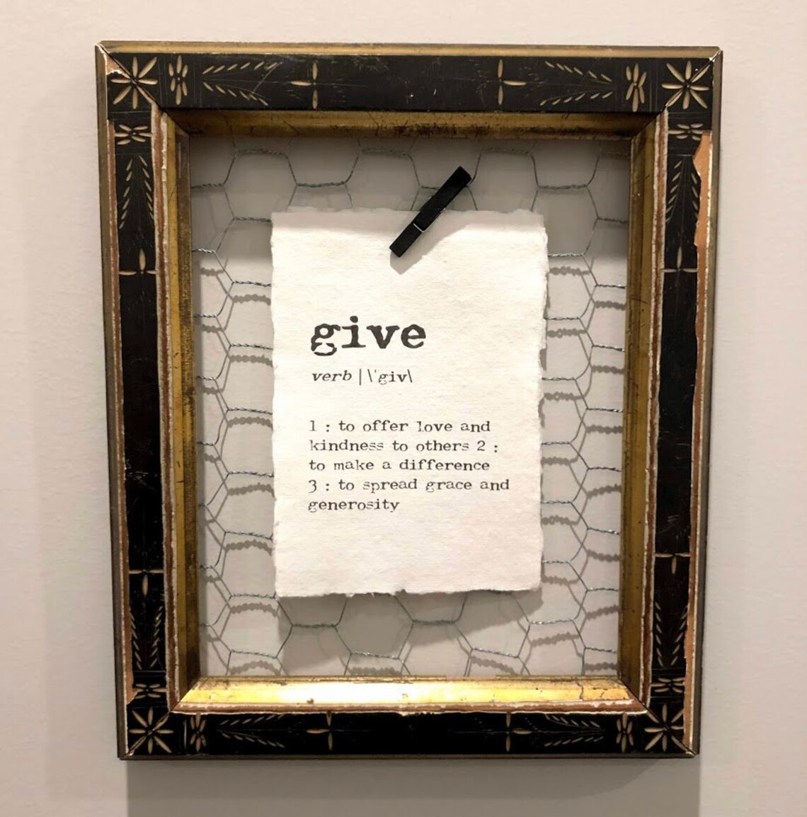 Give Definition Print in Typewriter Font on 5x7 8x10 11x14 - Etsy