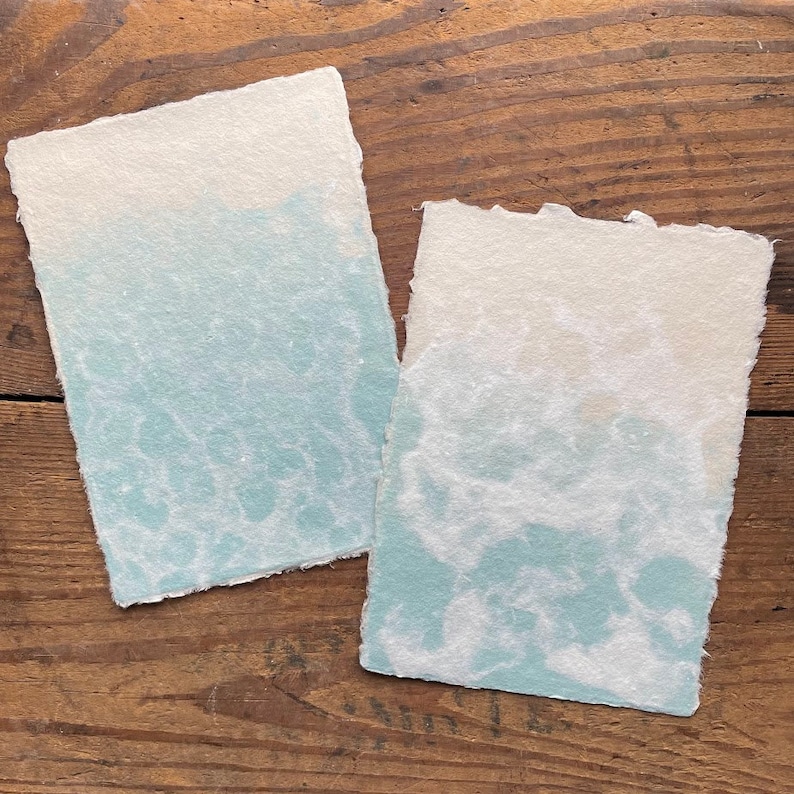Beach Mermaid Ocean Salt Water or Custom Wave Paper - Etsy