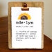 Custom Name Definition Print in Typewriter Font on 5x7, 8x10, or 11x14 ...
