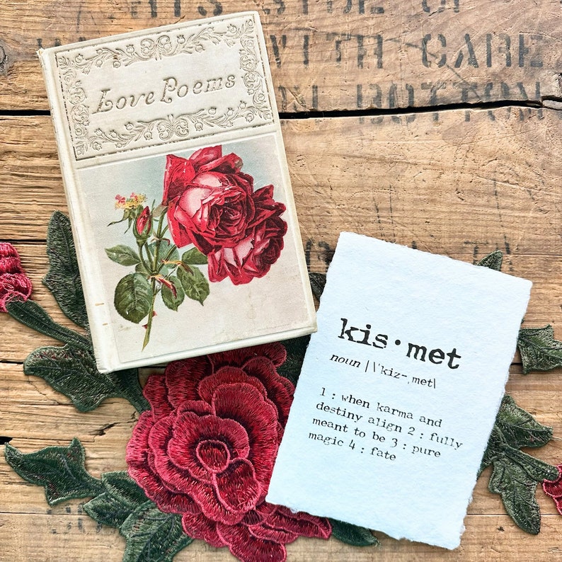Kismet Definition Print in Typewriter Font on 5x7, 8x10, 11x14 Handmade ...