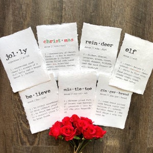 Jolly Definition Print in Typewriter Font on 5x7, 8x10, 11x14 Handmade ...