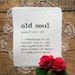 Old Soul Definition Print in Typewriter Font on 5x7, 8x10, 11x14 ...