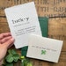 Lucky Definition Print in Typewriter Font on 5x7, 8x10, 11x14 Handmade ...