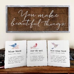 Bluebird Definition Print in Typewriter Font on 5x7, 8x10, 11x14 ...