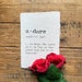 Adore Definition Print in Typewriter Font on 5x7, 8x10, 11x14 Handmade ...