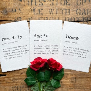 Family Definition Print in Typewriter Font on 5x7, 8x10, 11x14 Handmade ...