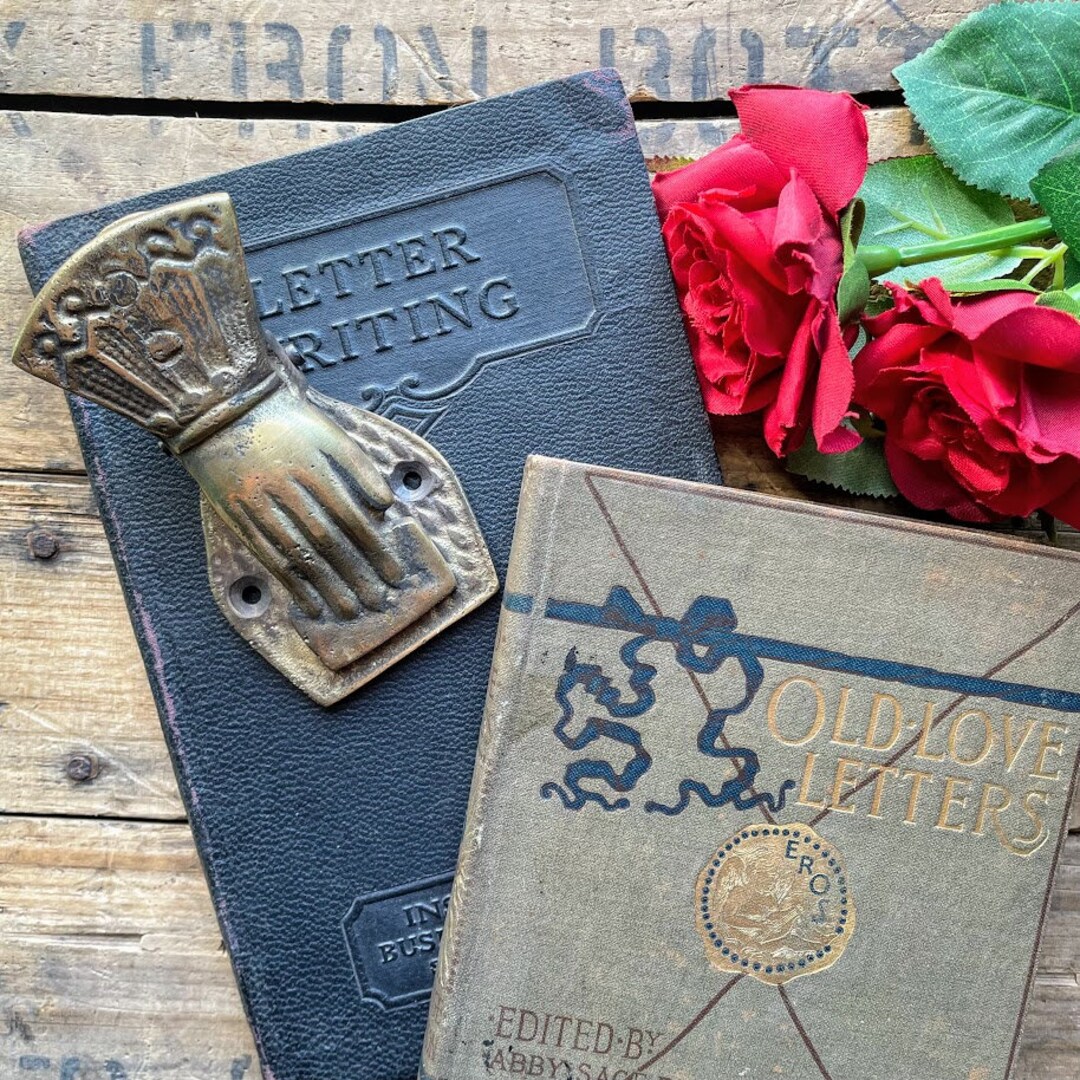 Vintage Brass Victorian Hand Paper Clip, Gold Ornate Finish, Size 4 X 2 ...