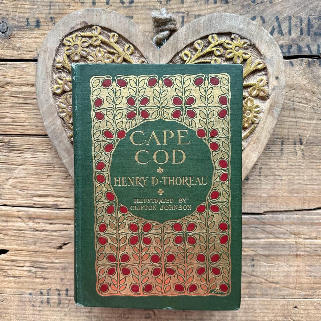 1908 Cape Cod Book by Henry David Thoreau, Wellfleet Oysterman ...